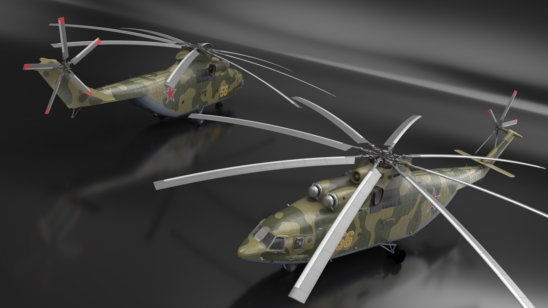 Russian Military Heavy Helicopter Mi-26 Model - TurboSquid 2422703