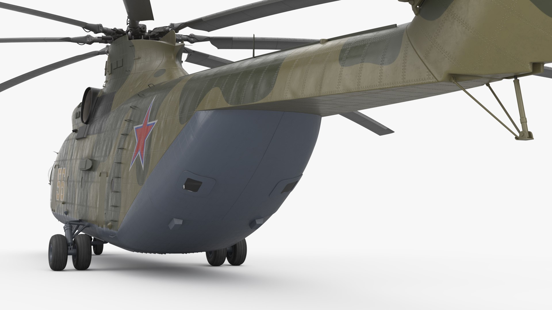 Russian Military Heavy Helicopter Mi-26 Model - TurboSquid 2422703