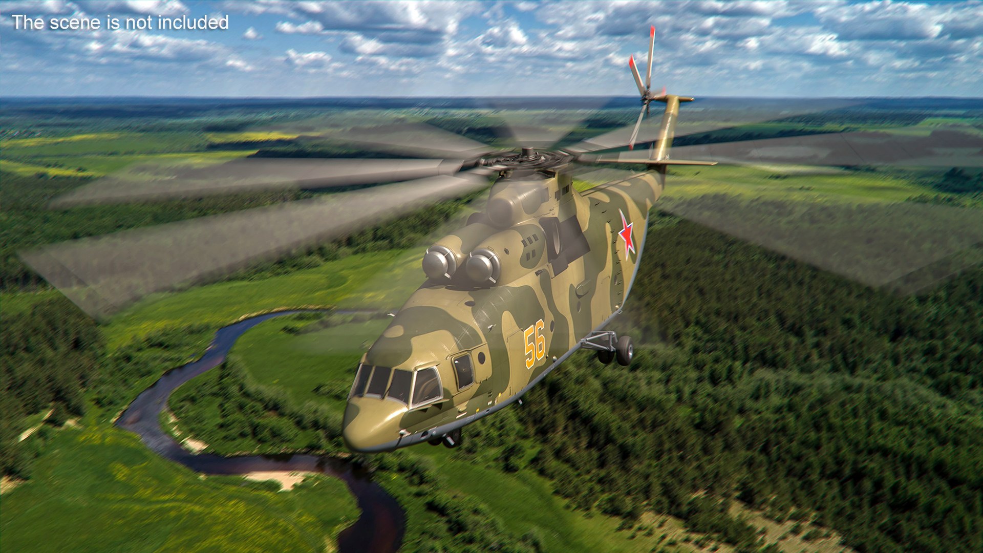 Russian Military Heavy Helicopter Mi-26 Model - TurboSquid 2422703