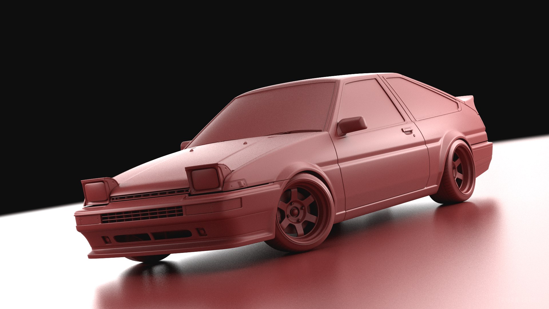 3D Toyota Ae86 Trueno - TurboSquid 1395543
