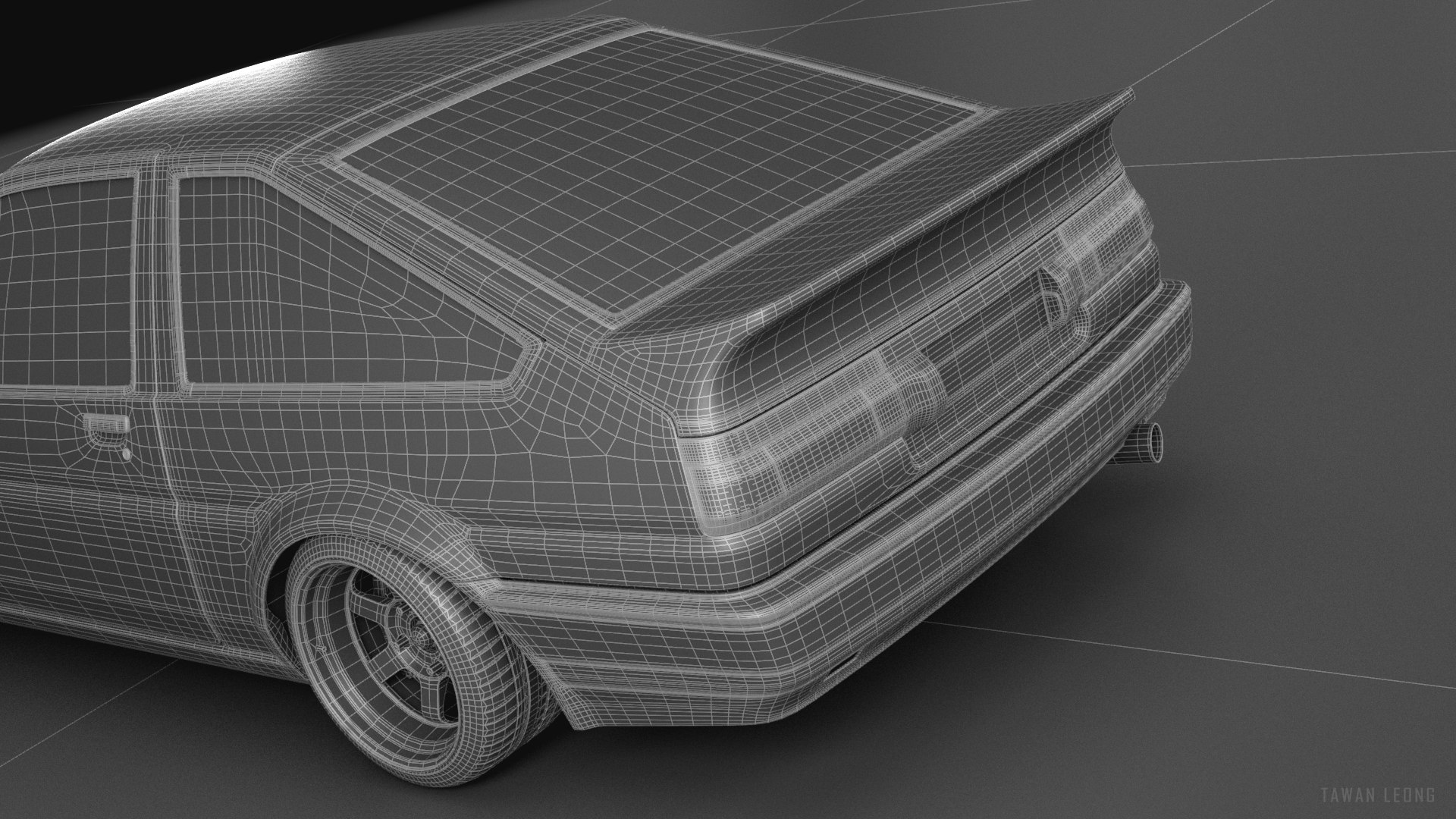 3D Toyota Ae86 Trueno - TurboSquid 1395543