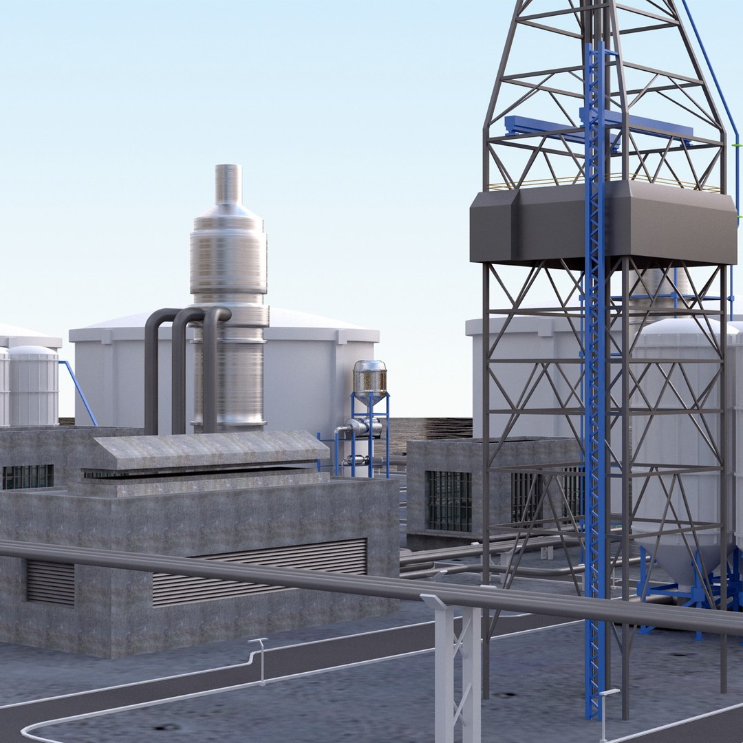 3d Model Lng Terminal