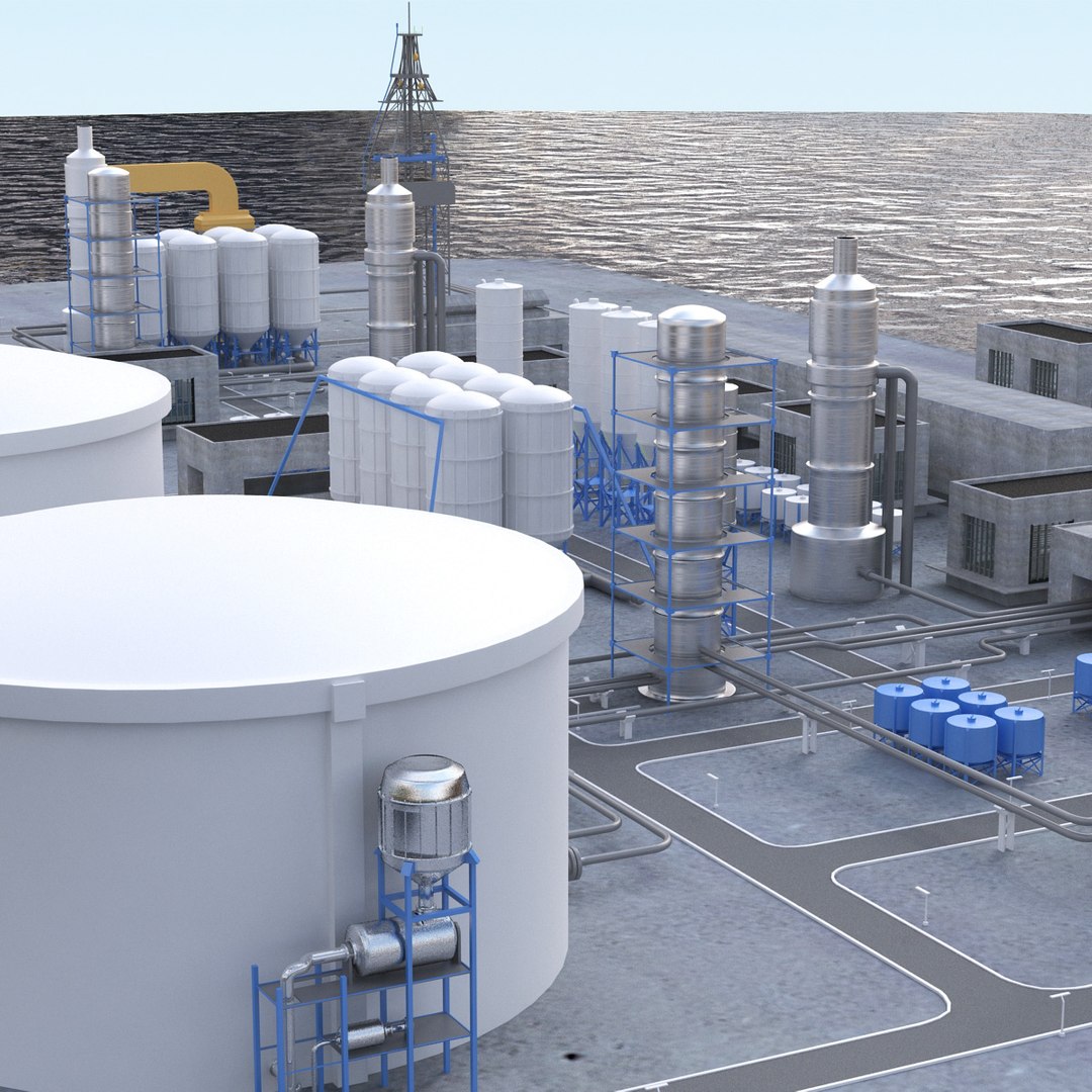 3d Model Lng Terminal