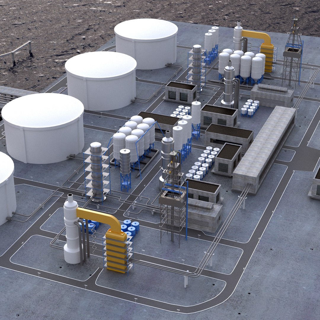 3d Model Lng Terminal