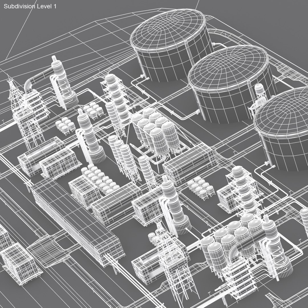 3d Model Lng Terminal