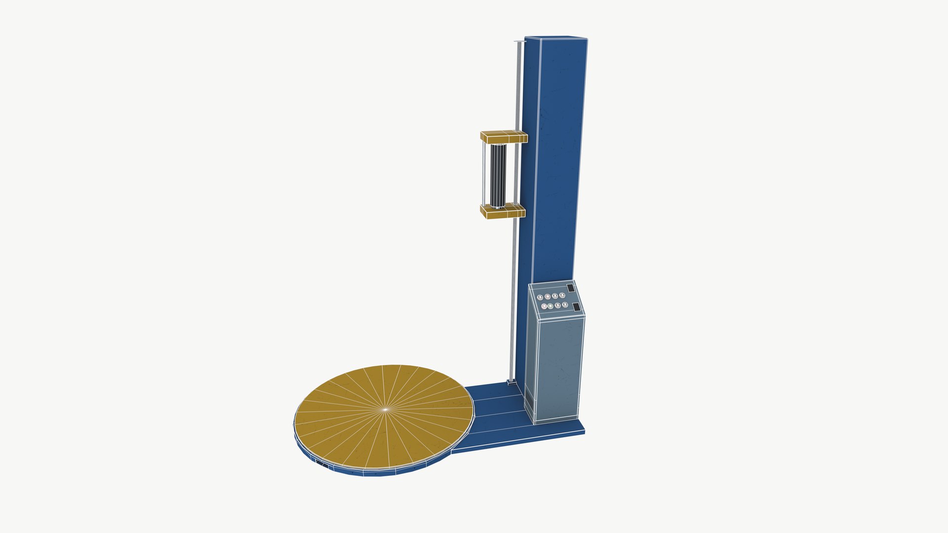 3D Model Wrapper Stand - TurboSquid 2258550