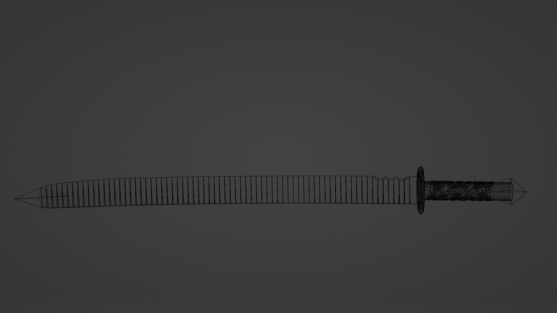 3D 3D Crystal tipped sword model - TurboSquid 1887971