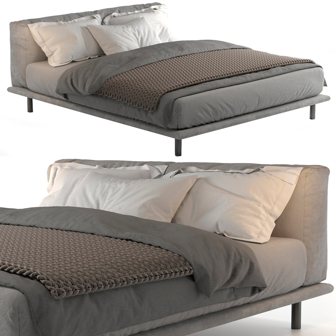 Timothy Meridiani Bed 3D Model - TurboSquid 1712240