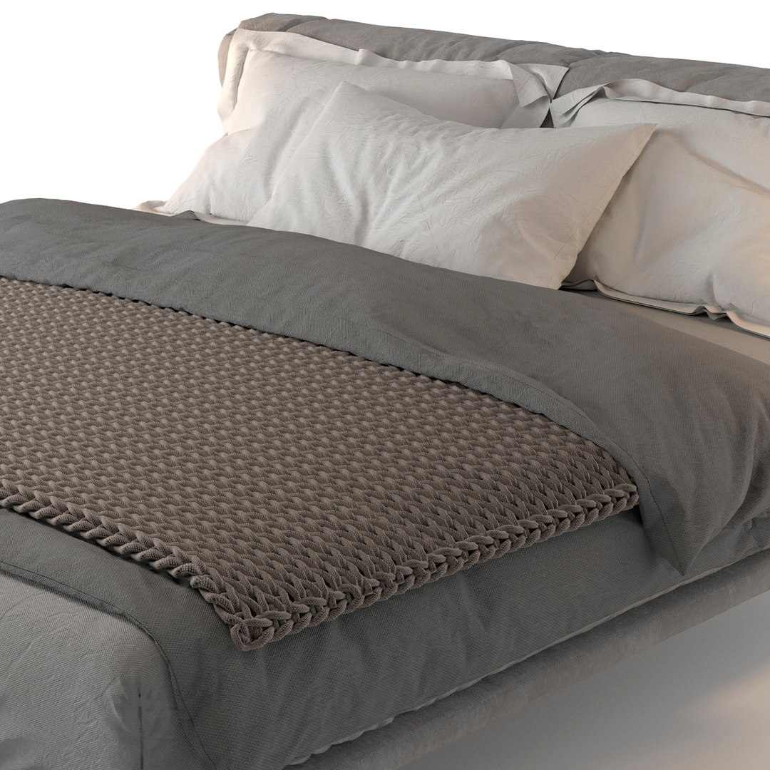 Timothy Meridiani Bed 3D Model - TurboSquid 1712240