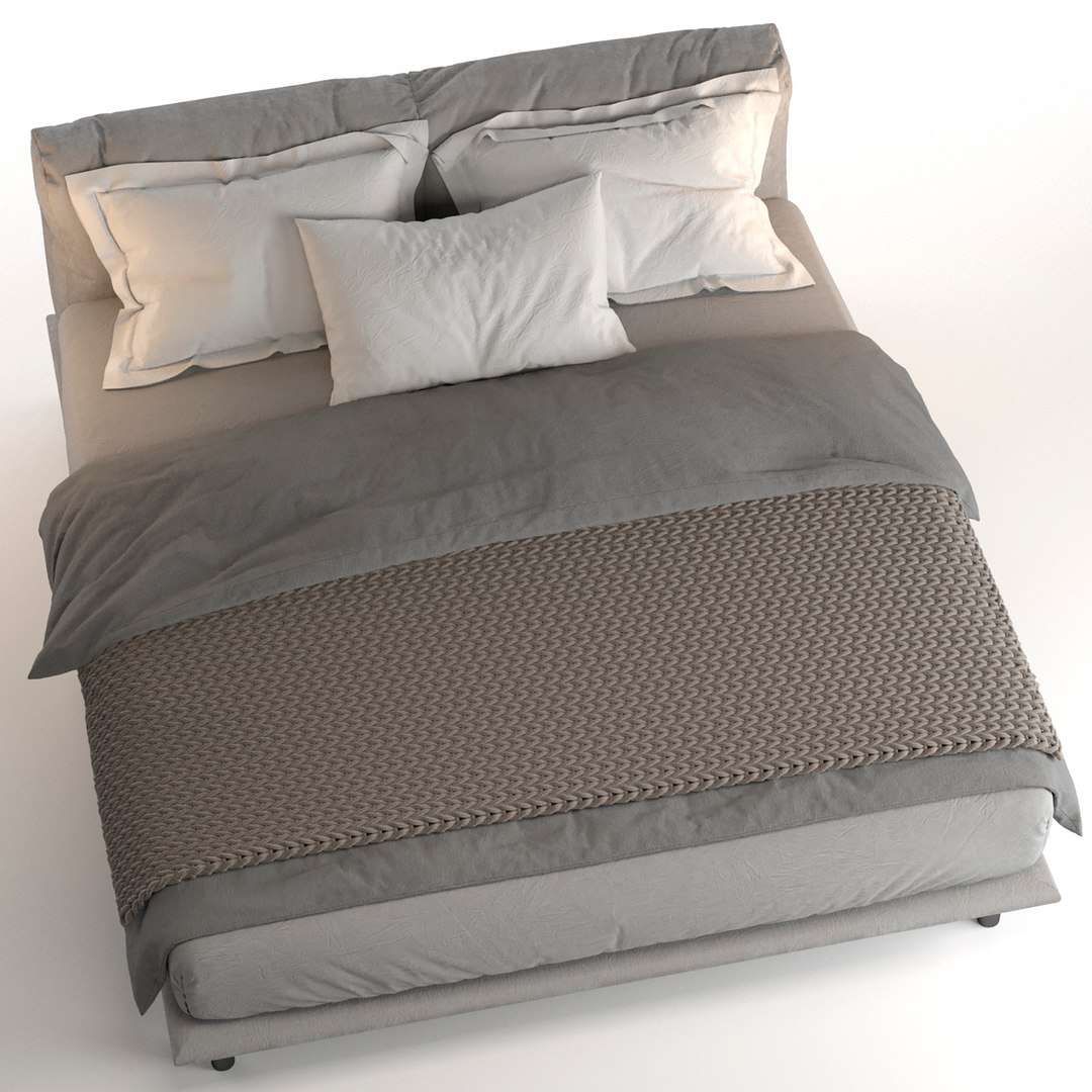 Timothy Meridiani Bed 3D Model - TurboSquid 1712240