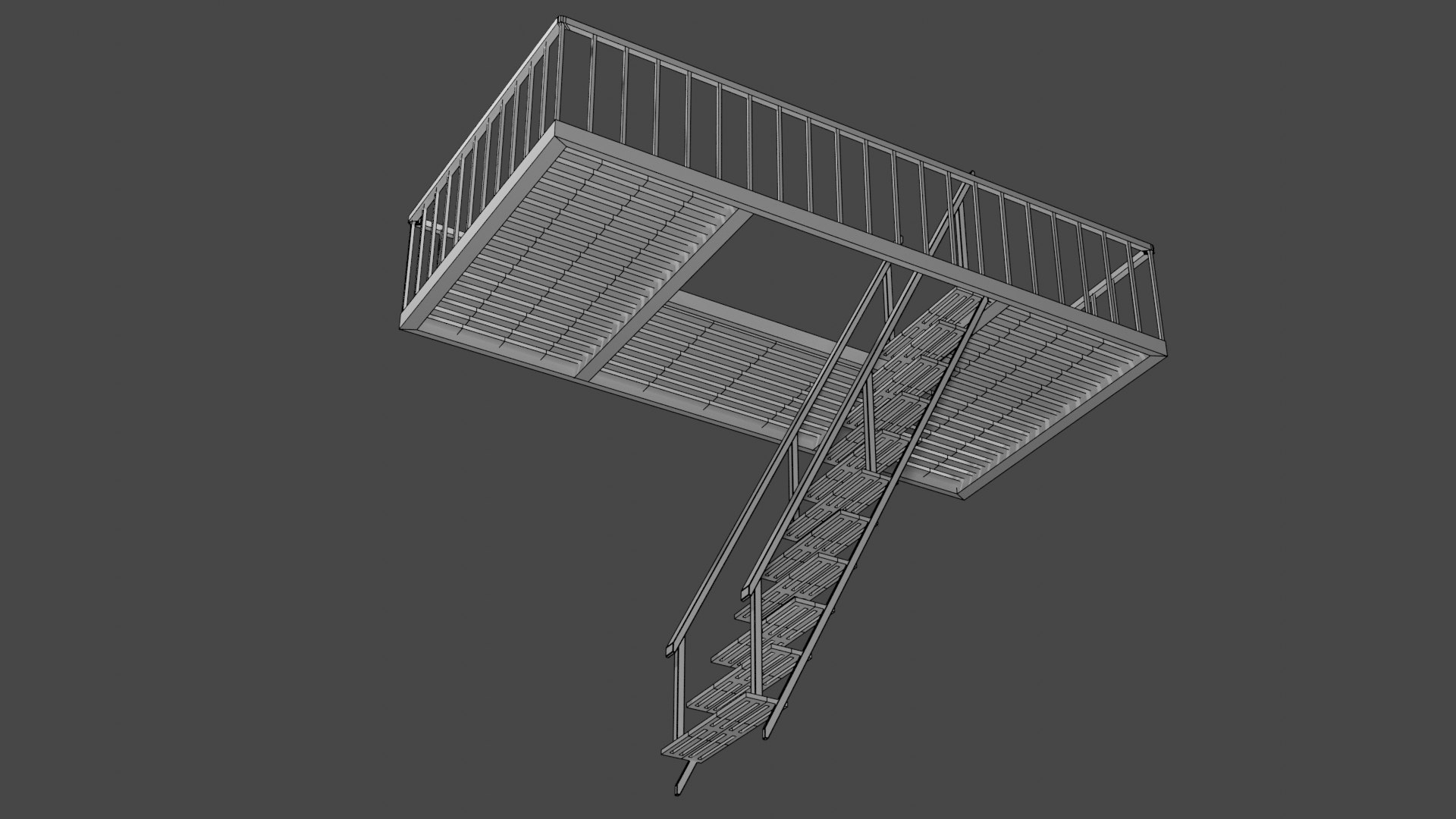 Free 3D Stairs Unwraped Blender Model - TurboSquid 1630838