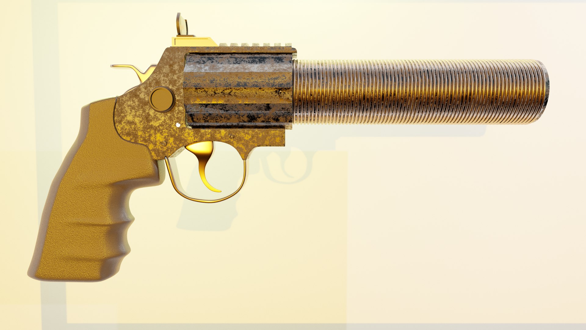 3D SciFi Revolver - TurboSquid 2080877