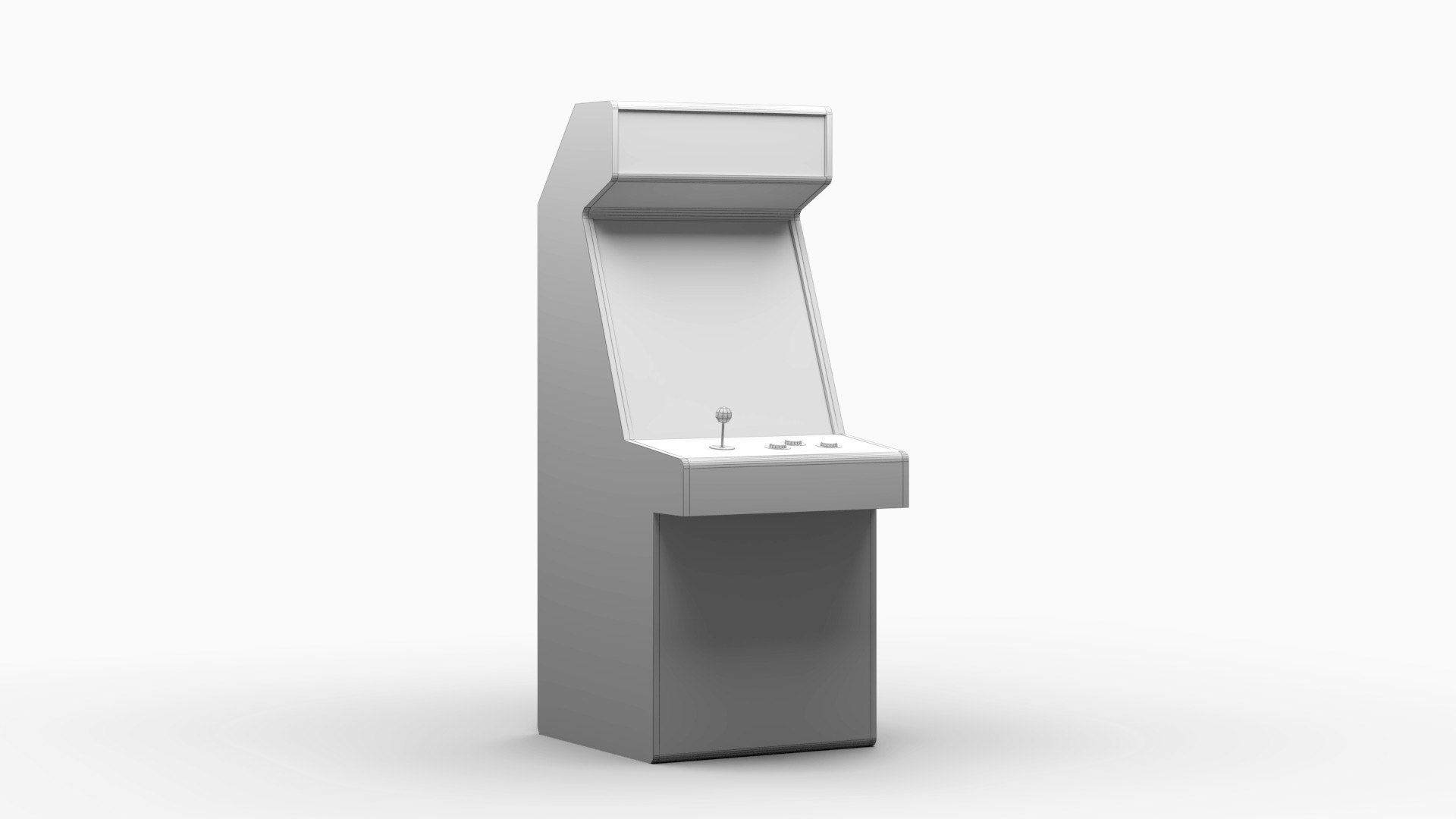 Retro Game Console 3D Model - TurboSquid 2229057