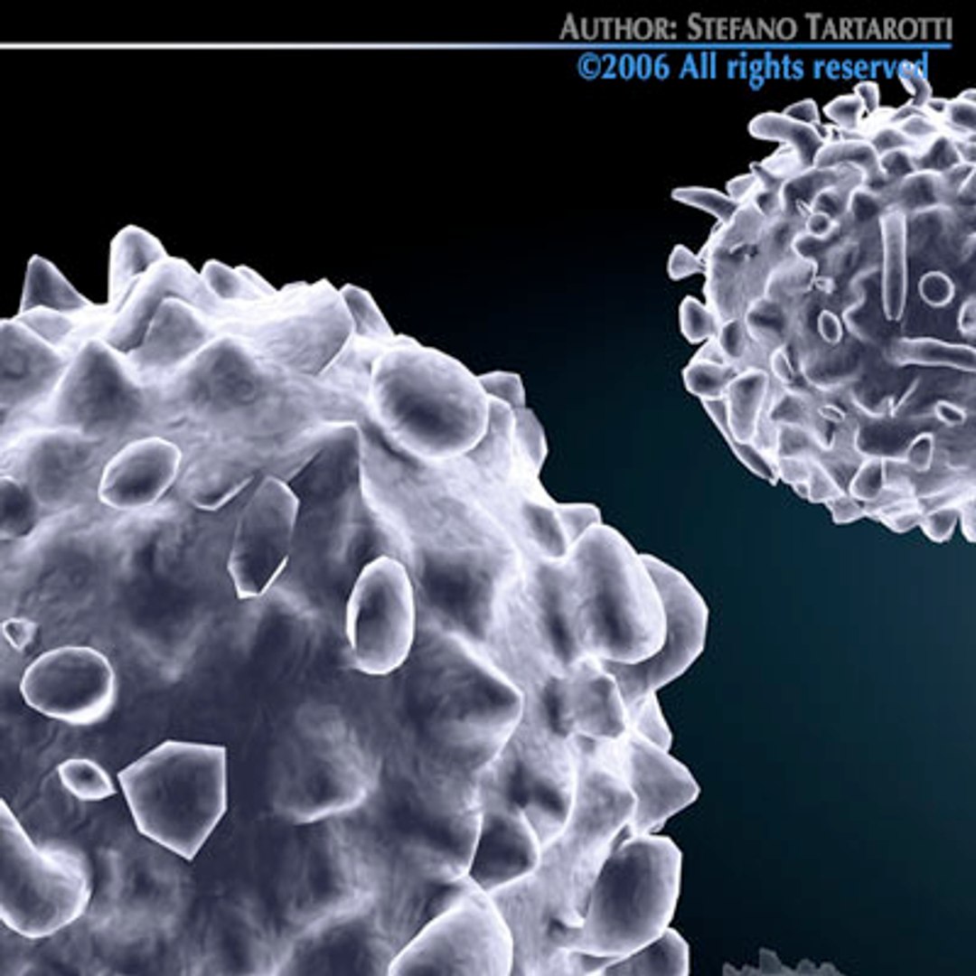 3d Microscope Cells Bacteria Virus Model