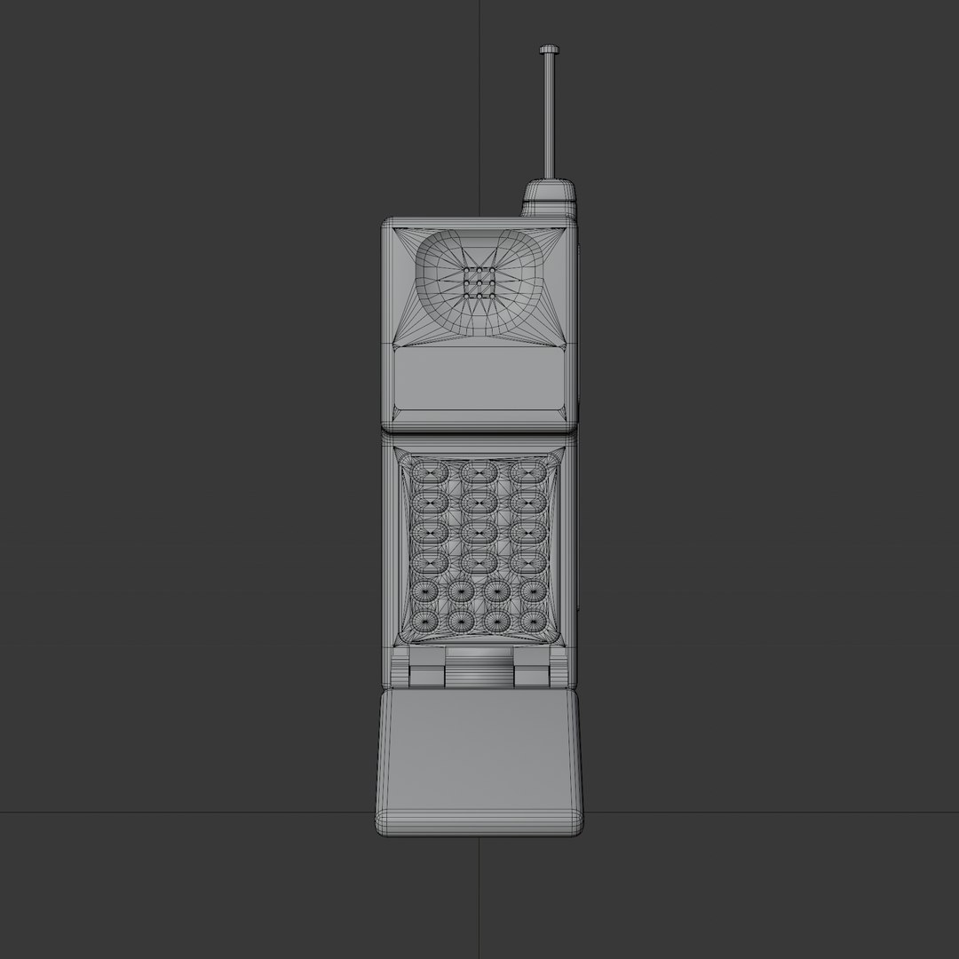 3D 90s Brick Phone - Motorola MicroTAK - TurboSquid 2365247