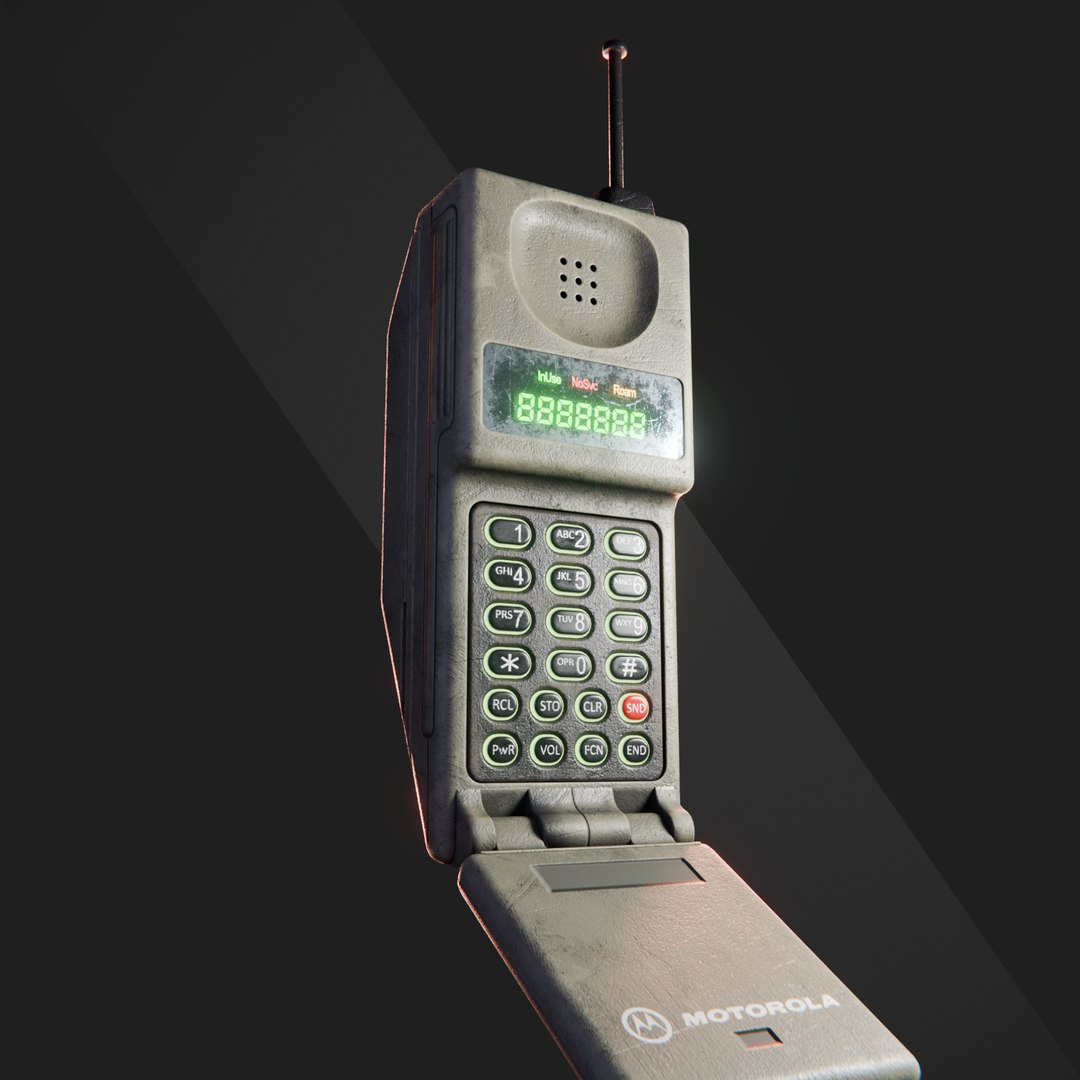 3D 90s Brick Phone - Motorola MicroTAK - TurboSquid 2365247