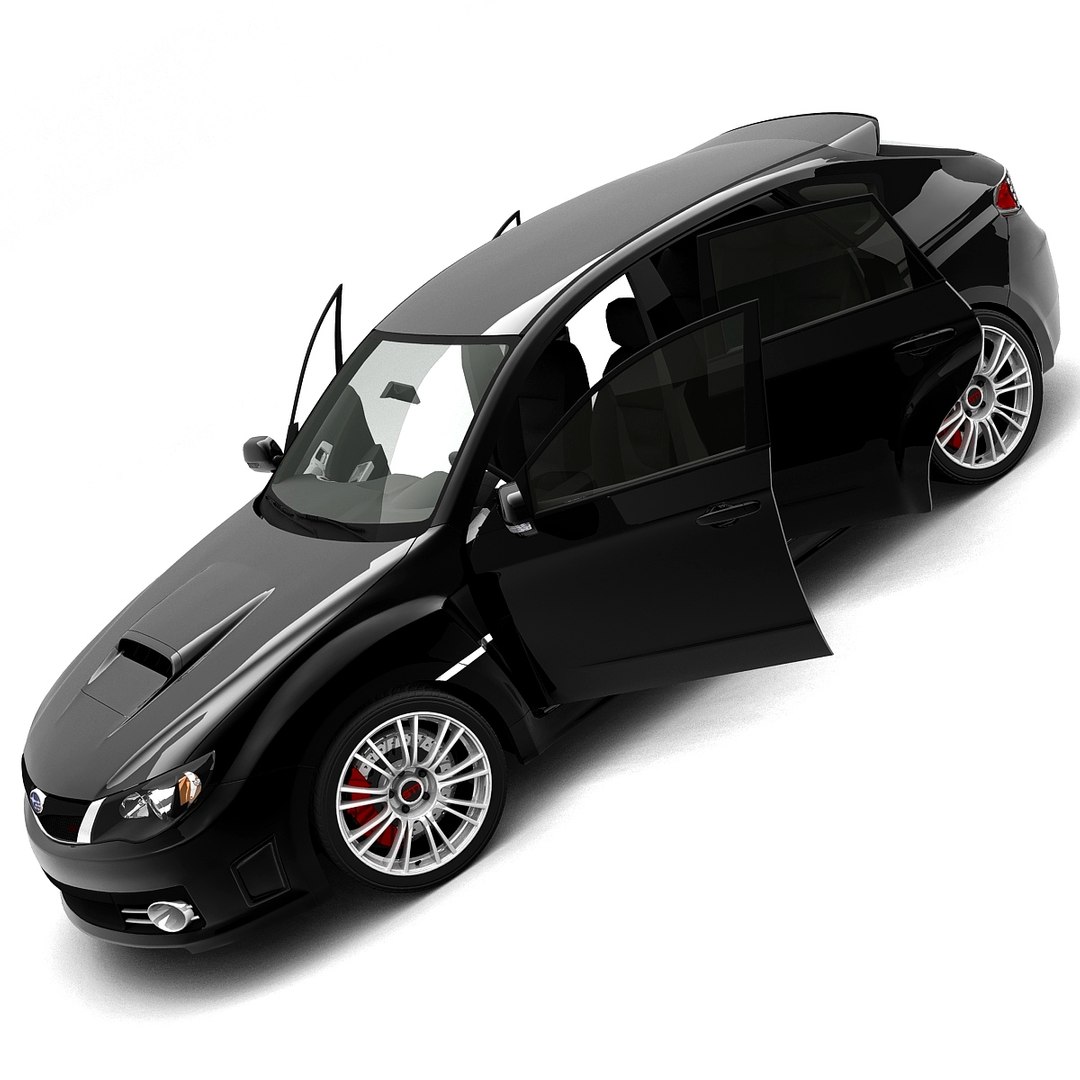 3ds Max 2008 Subaru Impreza Wrx Sti