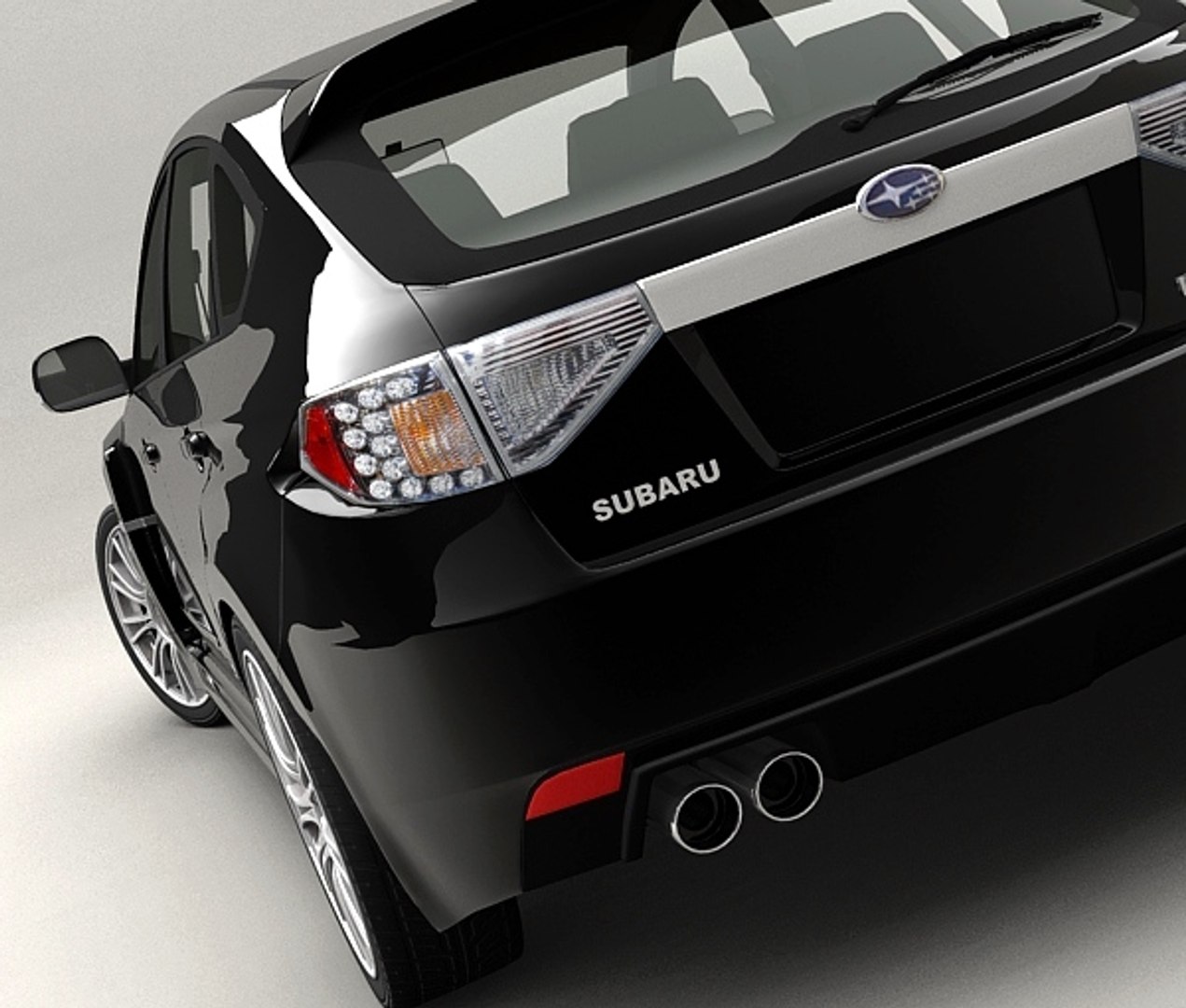 3ds Max 2008 Subaru Impreza Wrx Sti