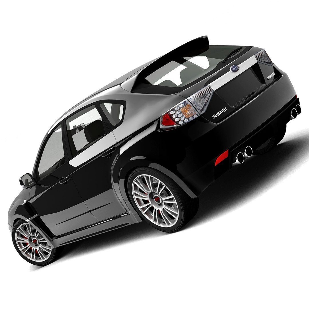 3ds Max 2008 Subaru Impreza Wrx Sti