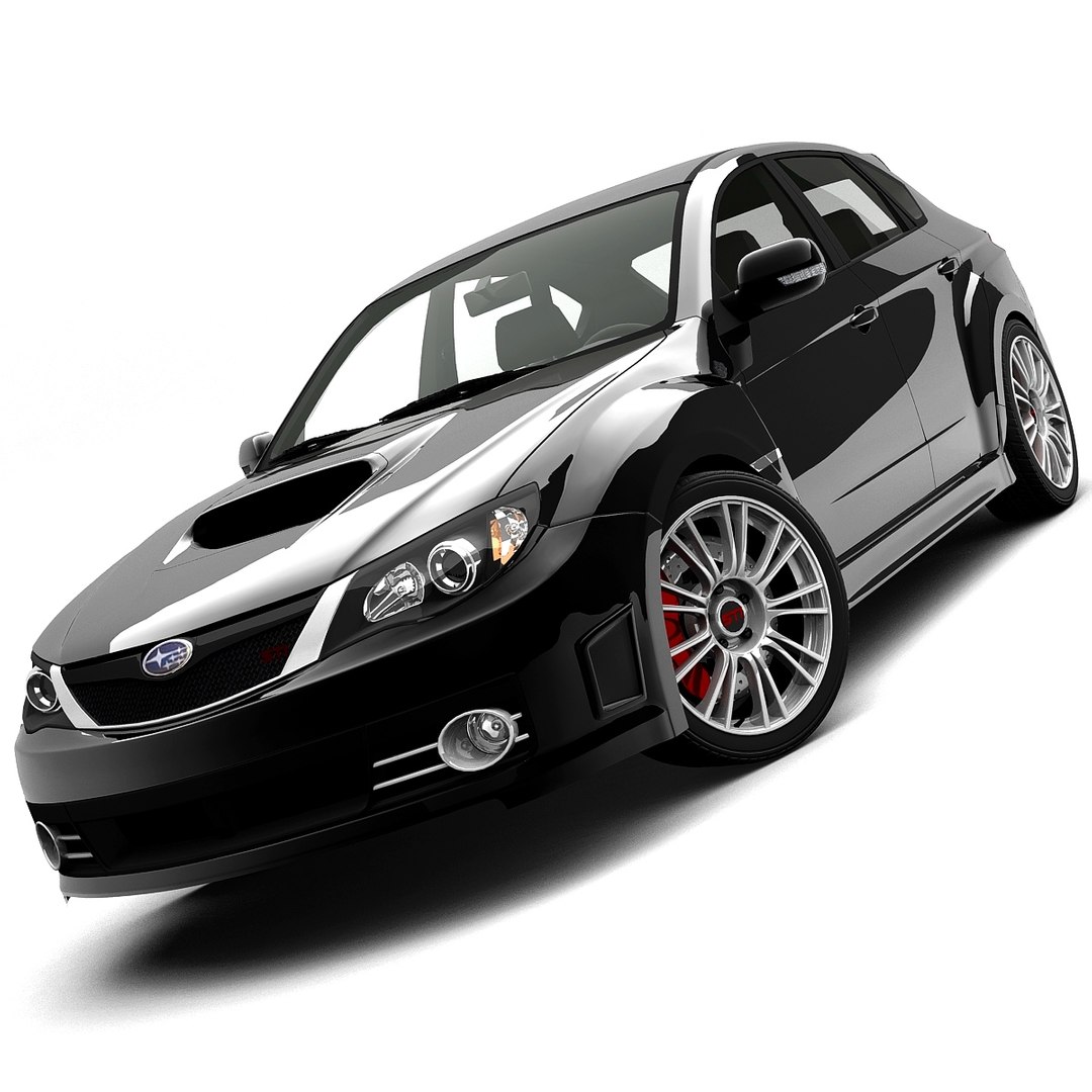 3ds Max 2008 Subaru Impreza Wrx Sti