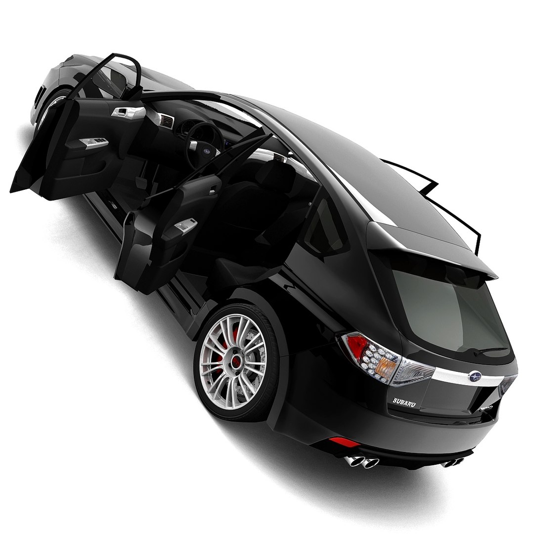 3ds Max 2008 Subaru Impreza Wrx Sti