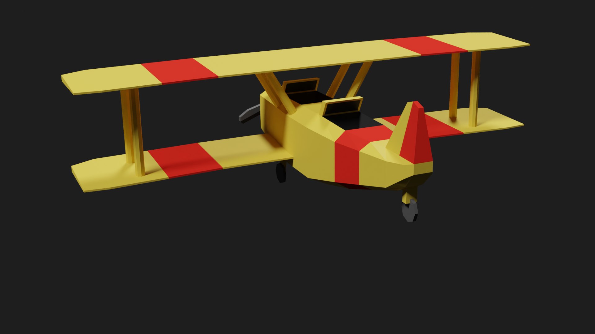 3D Lowpoly Airplane Model - TurboSquid 1854299