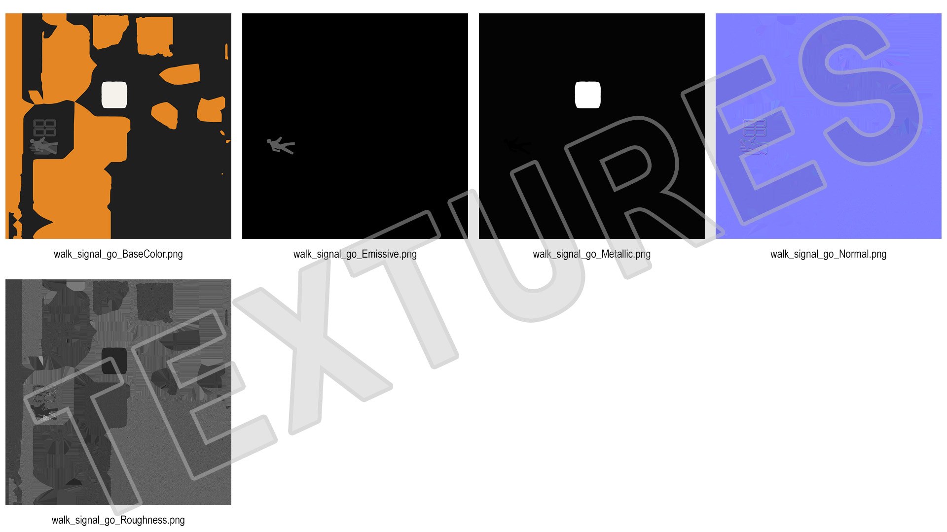 Walk Signal V2 Go 3D Model - TurboSquid 2270208