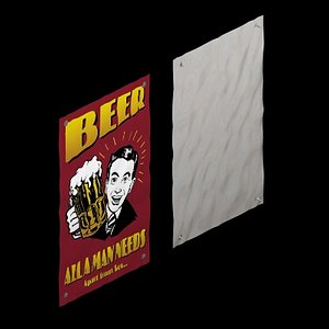 Free 3D Poster Models - Available For Download On TurboSquid