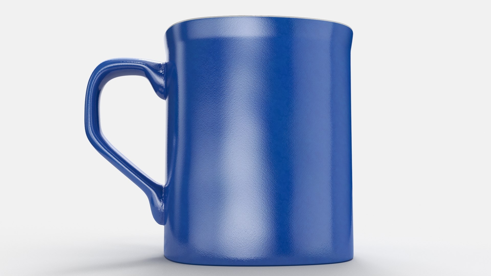 Coffee Mug Blue With Coffee 3D Model - TurboSquid 2103432