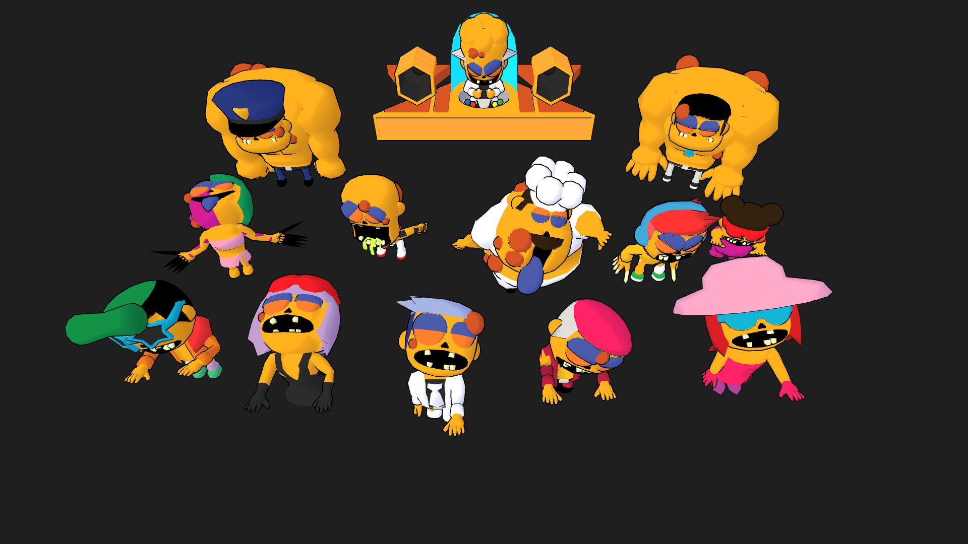 Low Poly Zombie Pack 3D Model - TurboSquid 2090309