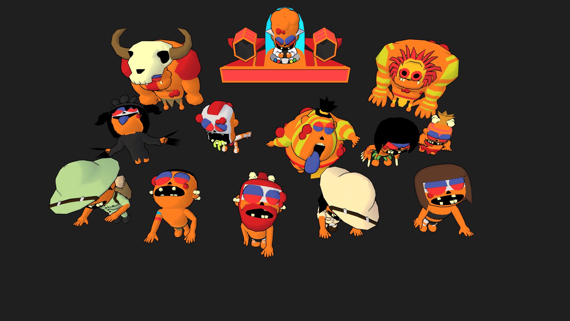 Low Poly Zombie Pack 3D Model - TurboSquid 2090309