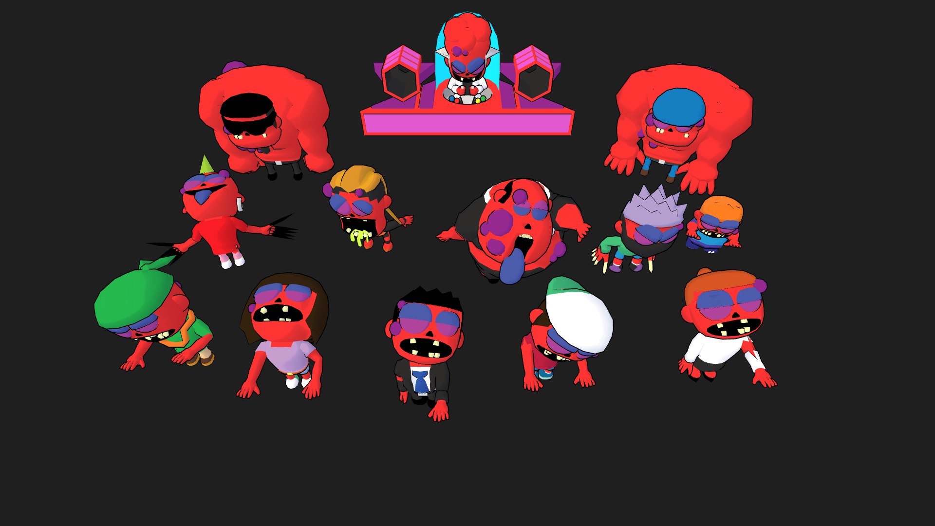 Low Poly Zombie Pack 3D Model - TurboSquid 2090309