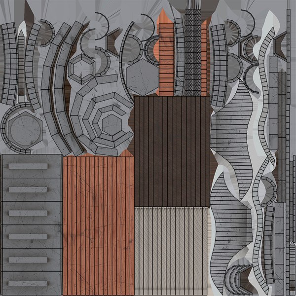 메이스 팩 5 개 3D 모델 - TurboSquid 1754370