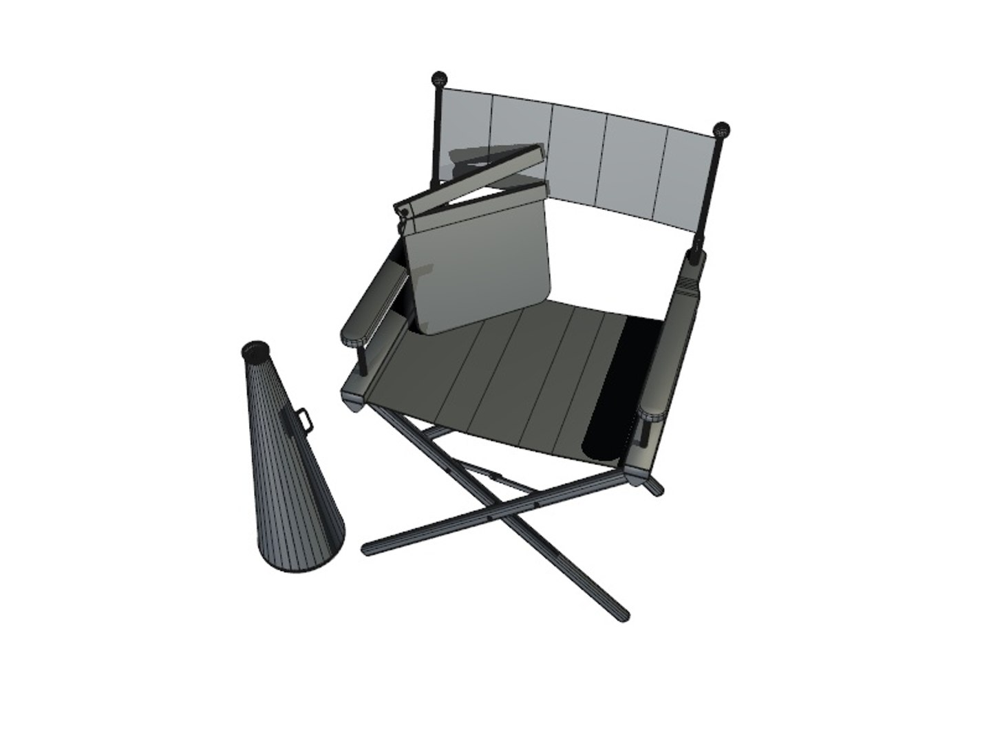 3d Max Director Chair