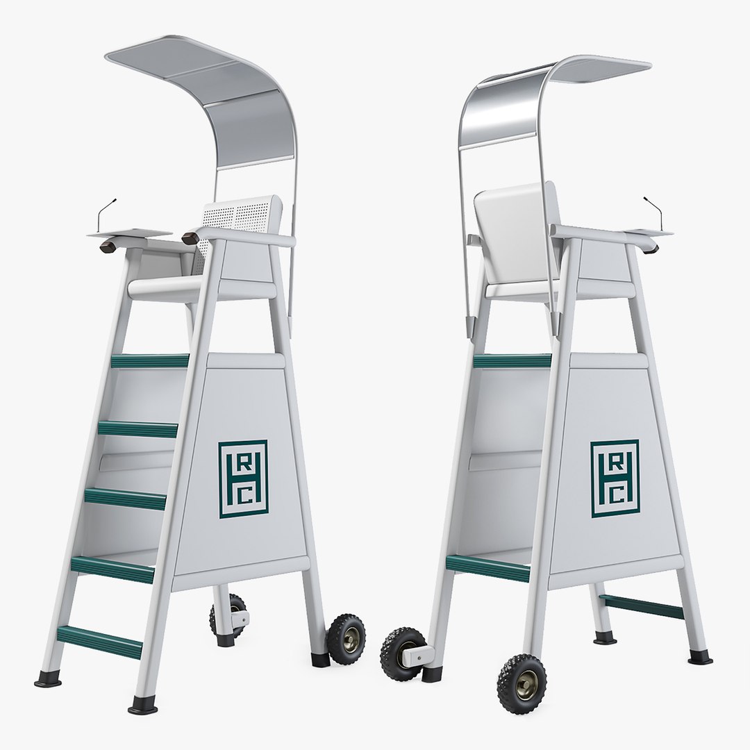 World Tournament Umpire Chair 3D Model - TurboSquid 1910051