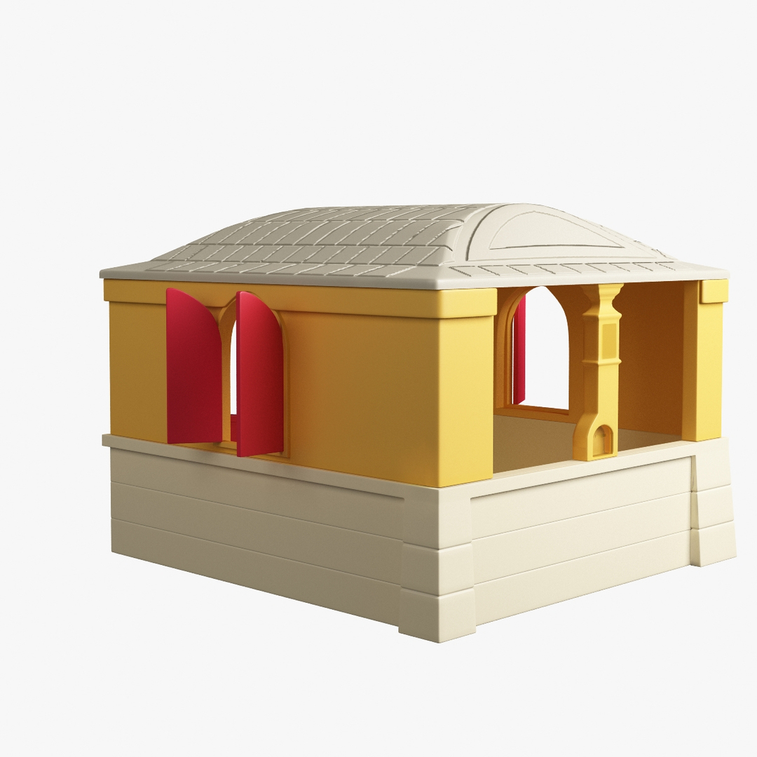 3d small house toy model