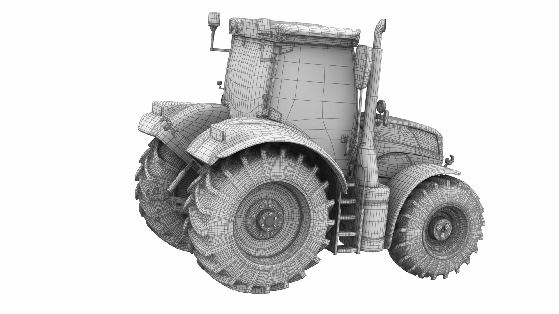 3D General Tractor Red Model - TurboSquid 1672712