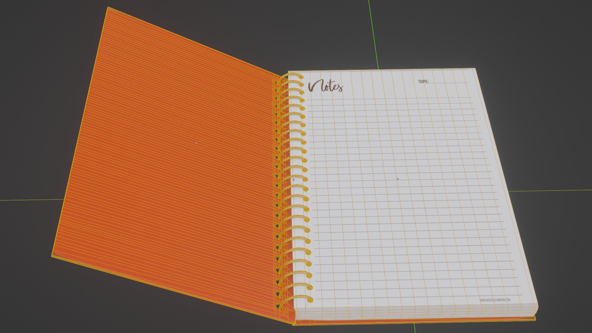 3D notebook model - TurboSquid 1916332