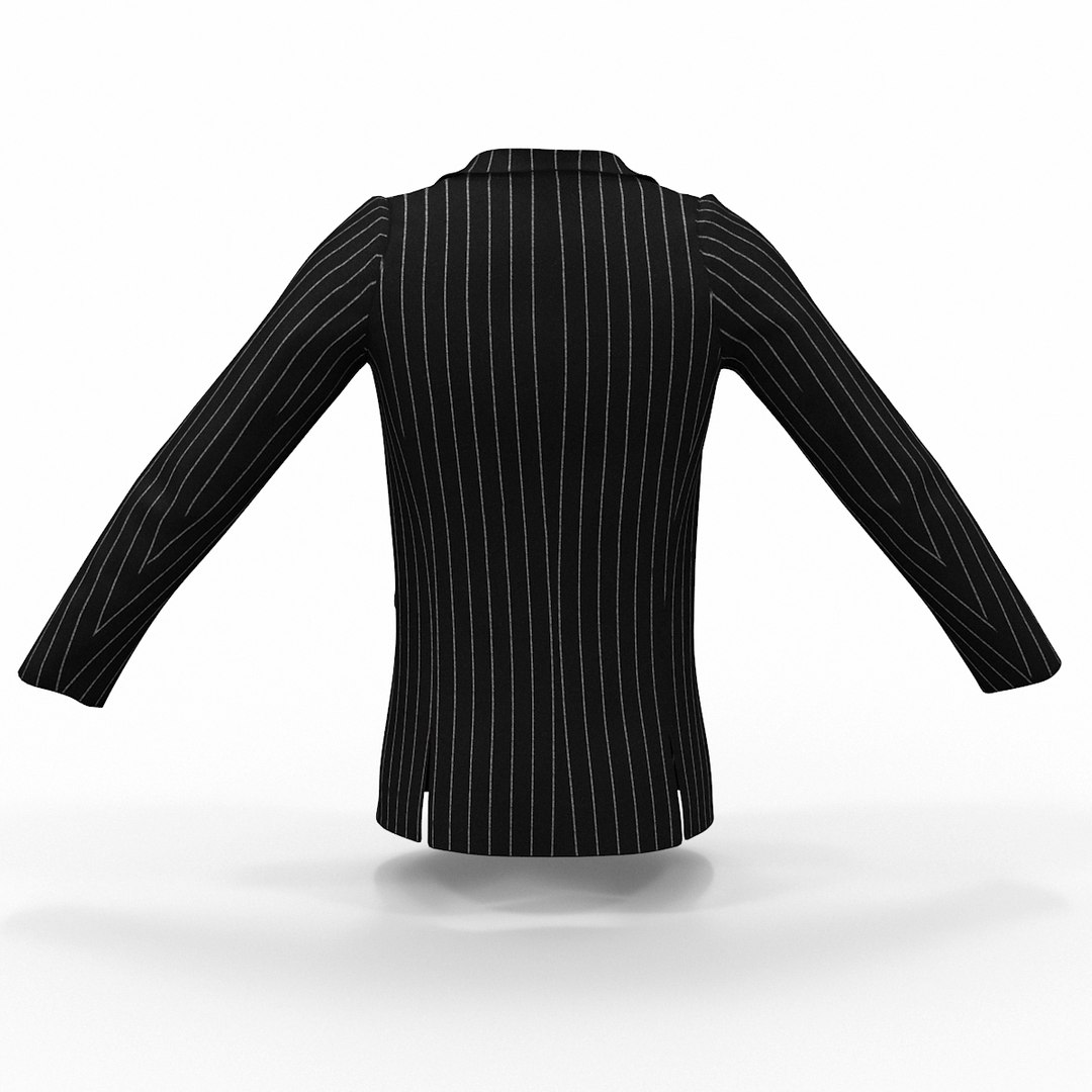 mens suit jacket 3d model