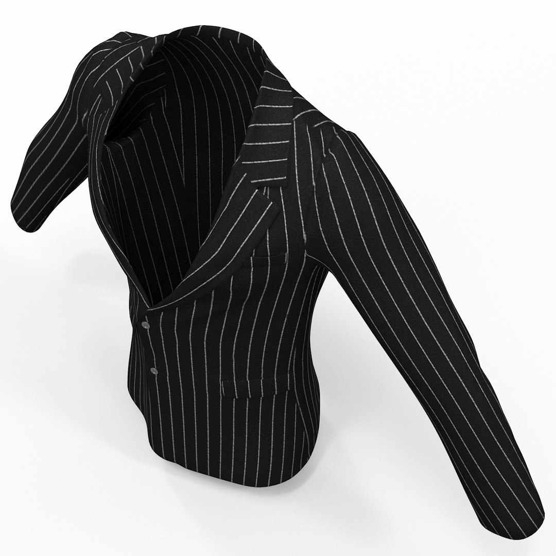 mens suit jacket 3d model