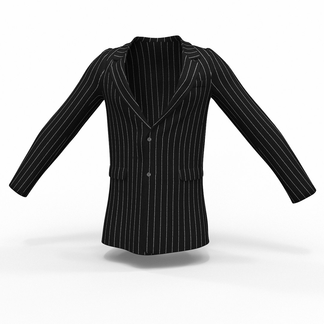 mens suit jacket 3d model