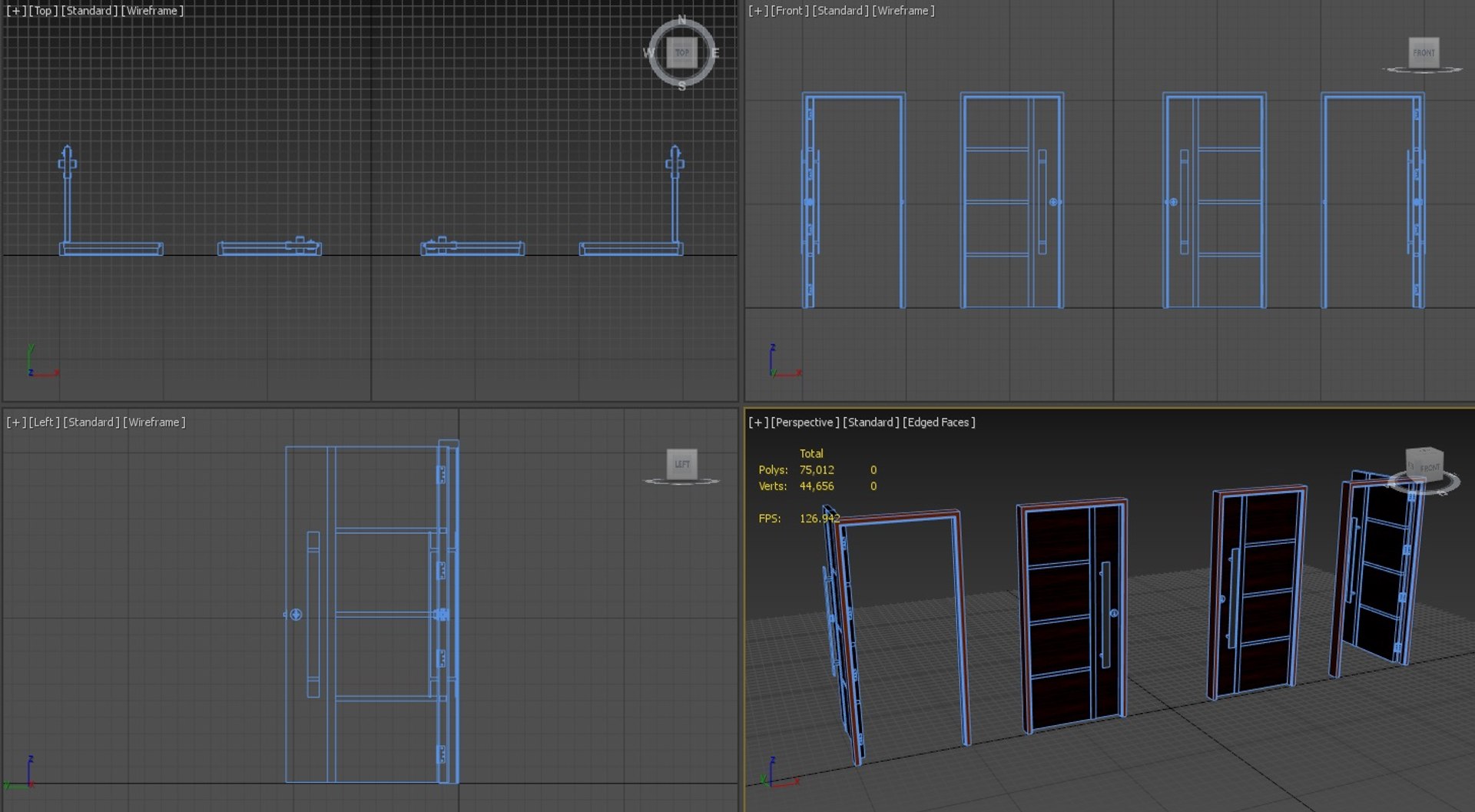 3D Model Door Design 18 - TurboSquid 2213501