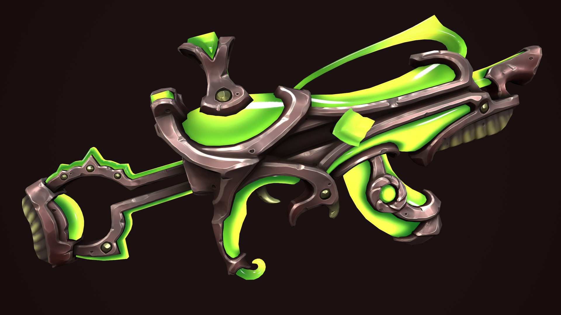 3D Crystal Assault Rifle Model - TurboSquid 2266233