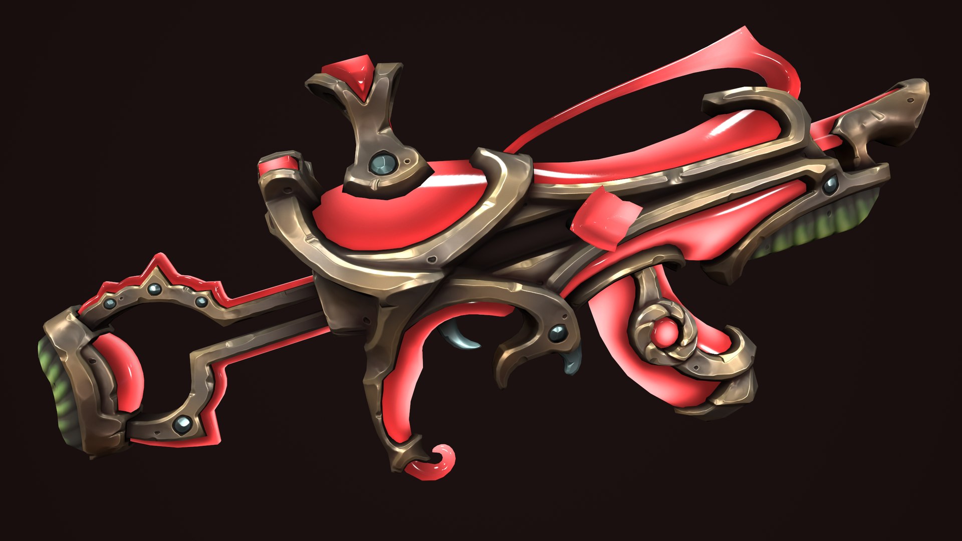 3D Crystal Assault Rifle Model - TurboSquid 2266233