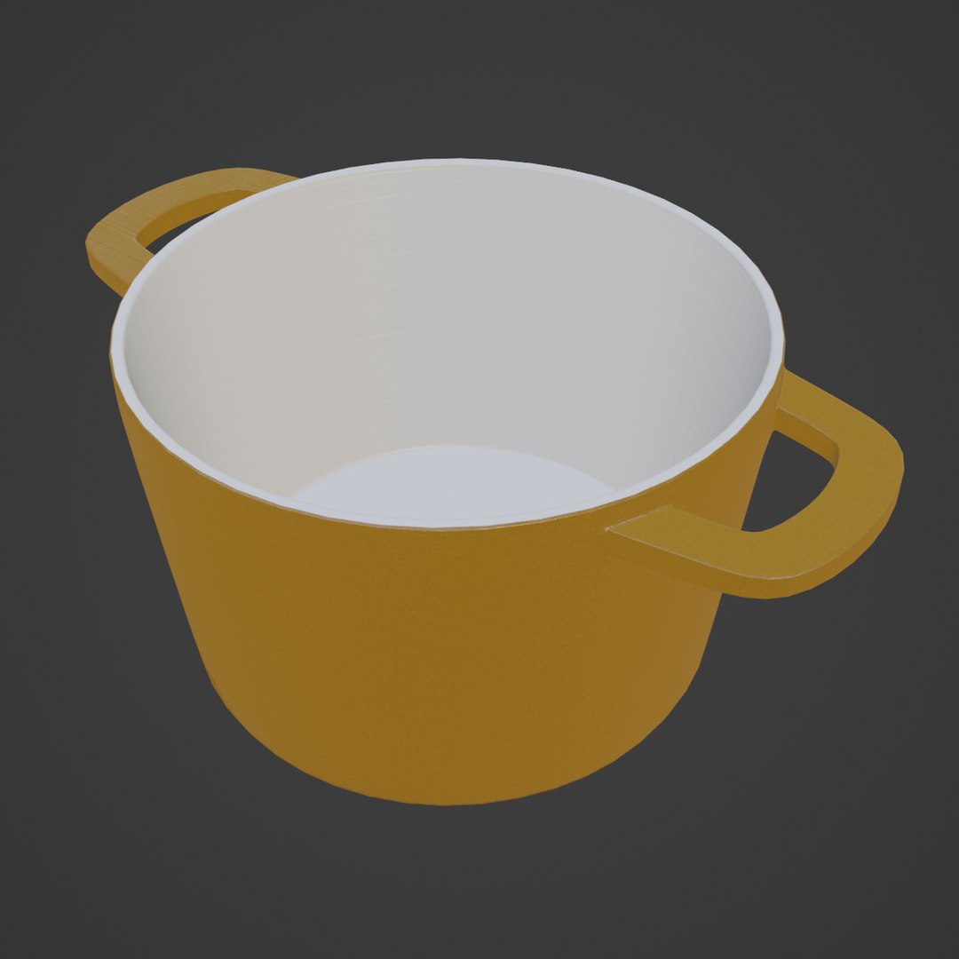 3D Old Baking Dish 02 - TurboSquid 2364684