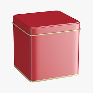 3D Container Tin Square 01 - TurboSquid 1466006