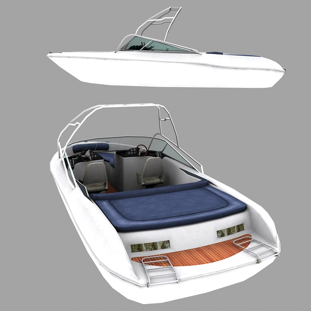 3d Model Motor Boat