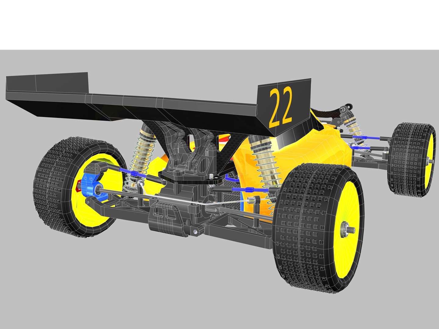 Team Associated B44 1 3d Model
