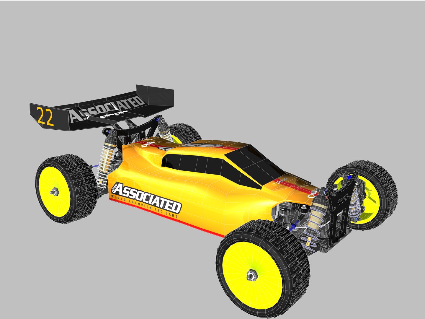 Team Associated B44 1 3d Model
