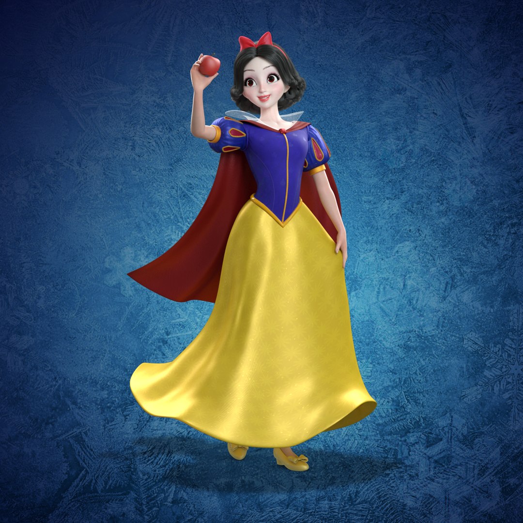 Princess Snow White 3D Model - TurboSquid 1634158